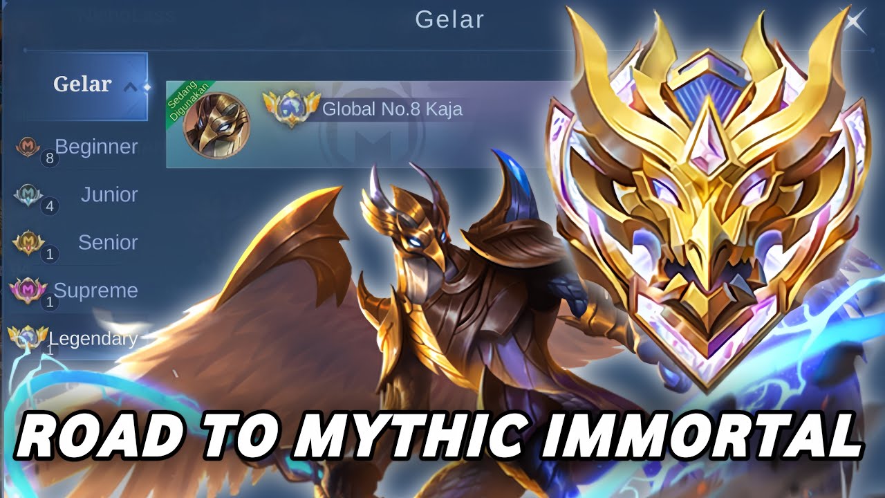 Push Rank Ke Mythic Immortal Kaja Only? [Mobile Legends] Part 10 - YouTube