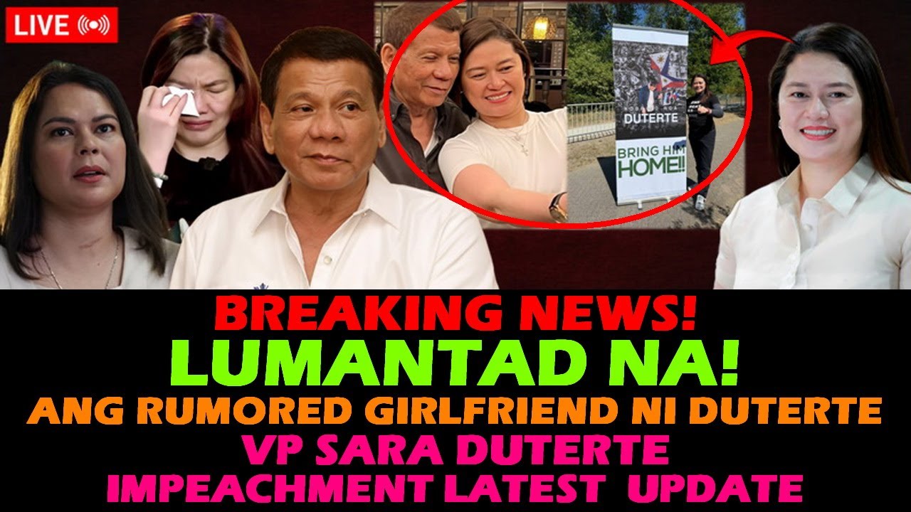 RODRIGO DUTERTE RUMORED GIRLFRIEND COUNCILOR JOYLEEN GERLIE BALABA LUMANTAD NA! VP SARA DUTERTE ...