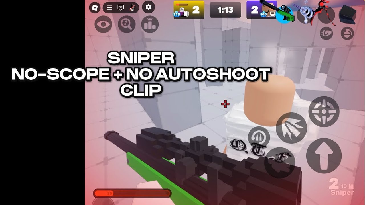 No-Scope Sniper Roblox Rivals Clip (No Autoshoot) - YouTube