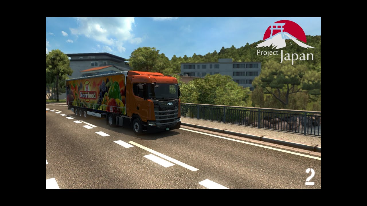 ETS2 map mod tester #2 project Japan - YouTube