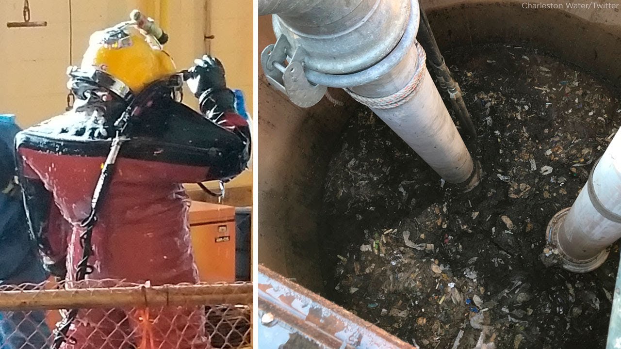 Why divers had to journey 80 feet into a sewage tank - YouTube
