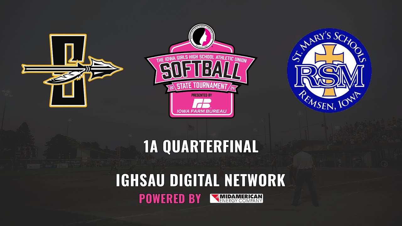 2024 IGHSAU State Softball 1A Quarterfinal: Remsen St. Mary's vs ...