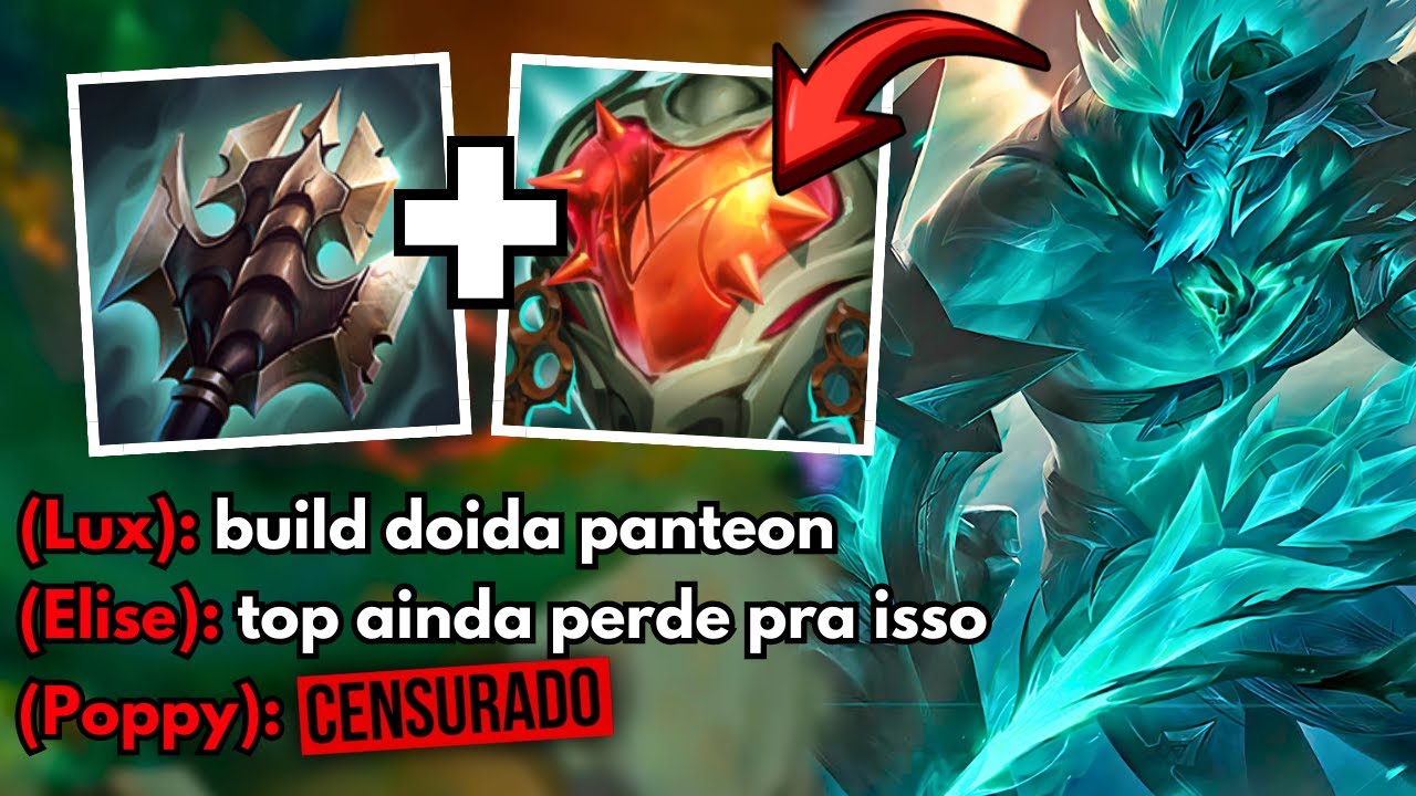 A BUILD MAIS ENGRAÇADA DO PANTHEON *FULL TANK* - YouTube
