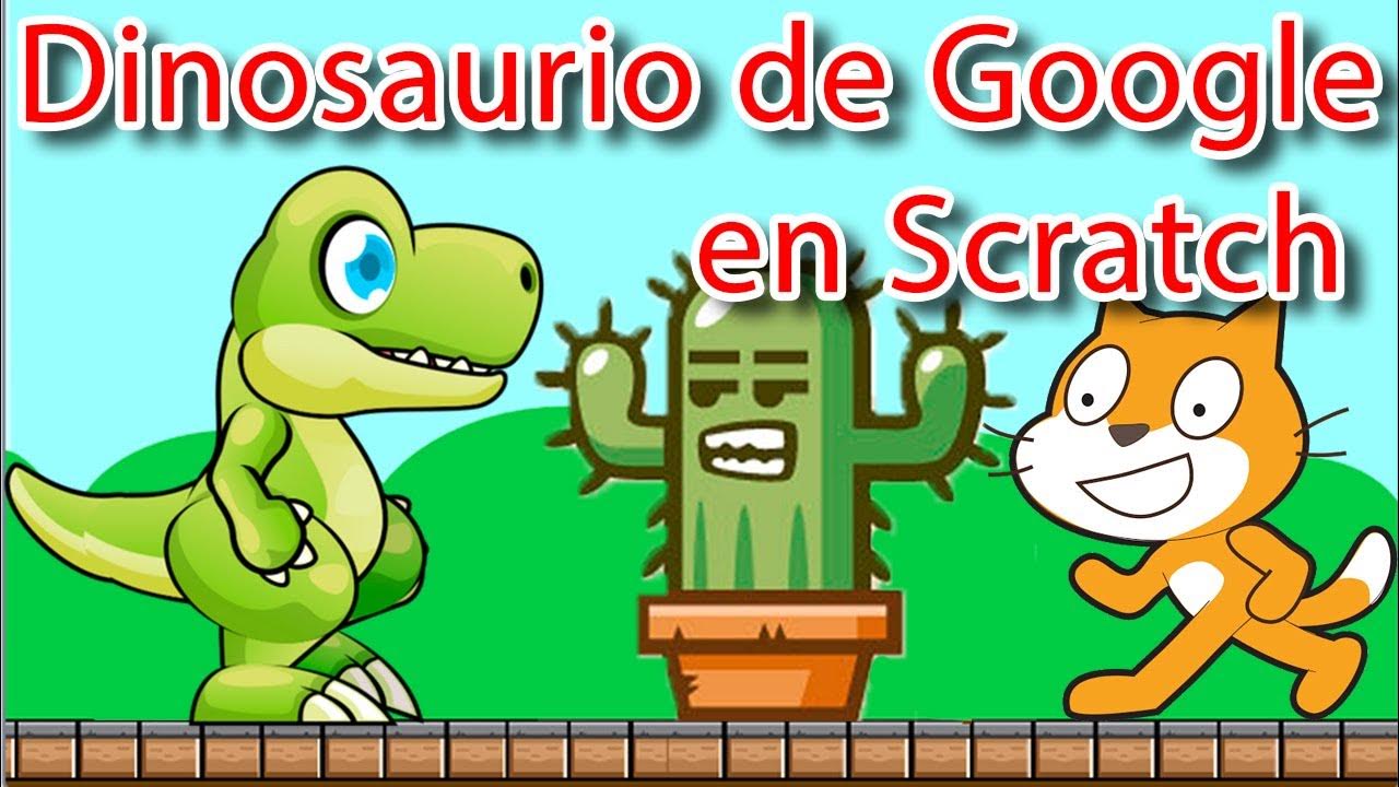 Juego del dinosaurio de Google en Scratch - YouTube