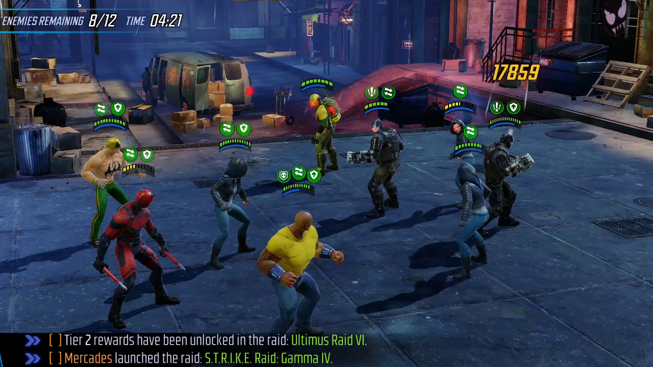 Marvel Strike Force (MSF) S.T.R.I.K.E. Raid: Gamma IV (G4) G5 Mission ...