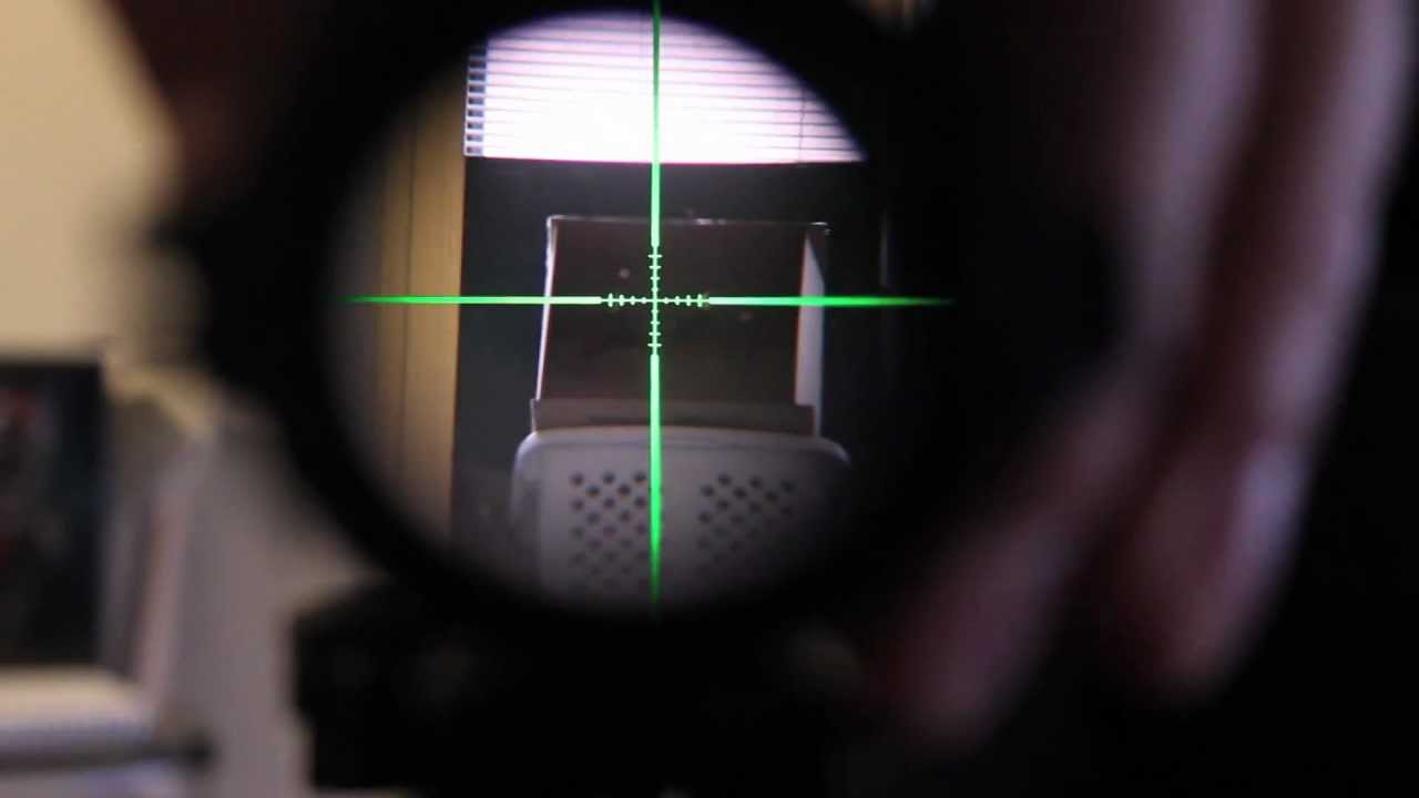 Sighting My Paintball Scope - YouTube