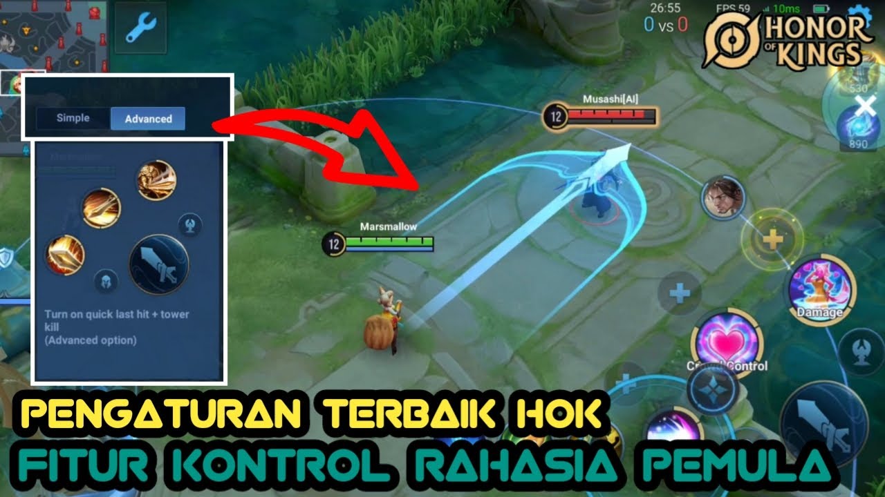 Settingan Kontrol Honor of Kings Terbaik Untuk Pemula | Cara ...