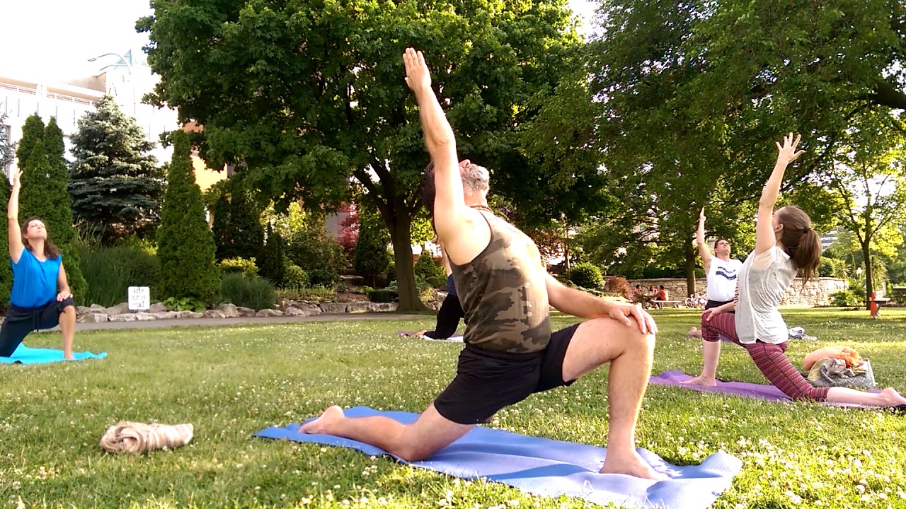 Sunset practice for stretching and strengthening the low back and hips ...