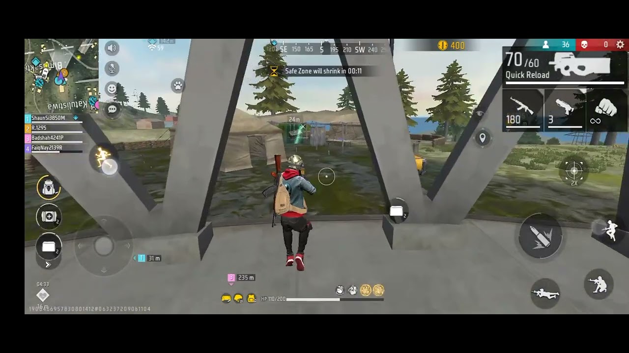 I am team last player all team mate review in the games free fire 😱🎮😯 ...