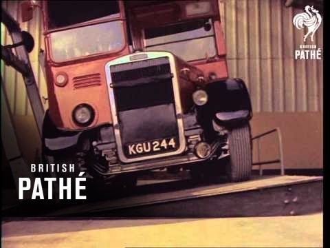 Testing London Buses (1957) - YouTube