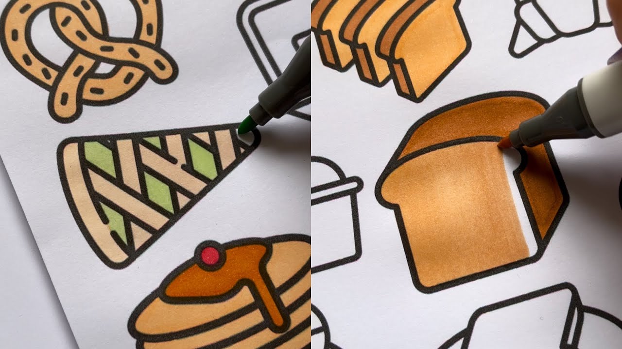 satisfying & relaxing colouring videos to watch 👁️👁️ - YouTube