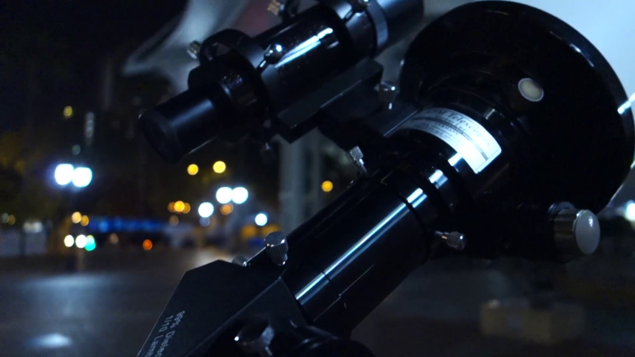 Jupiter through 6-inch refractor telescope (average seeing) - YouTube