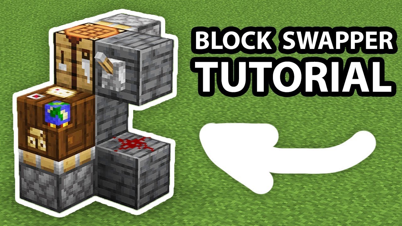 How to Build a Block Swapper in Minecraft. *EASY* - YouTube