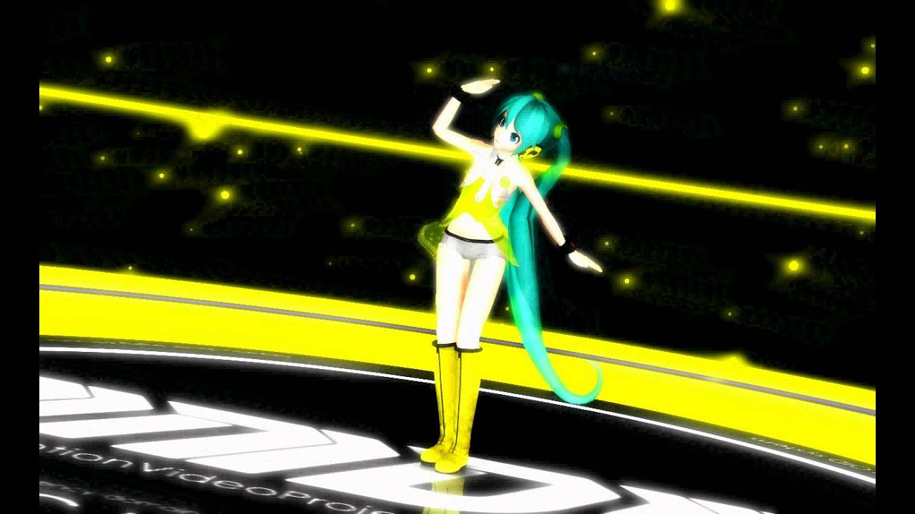 [MMD] Project Diva Miku-Yellow - YouTube