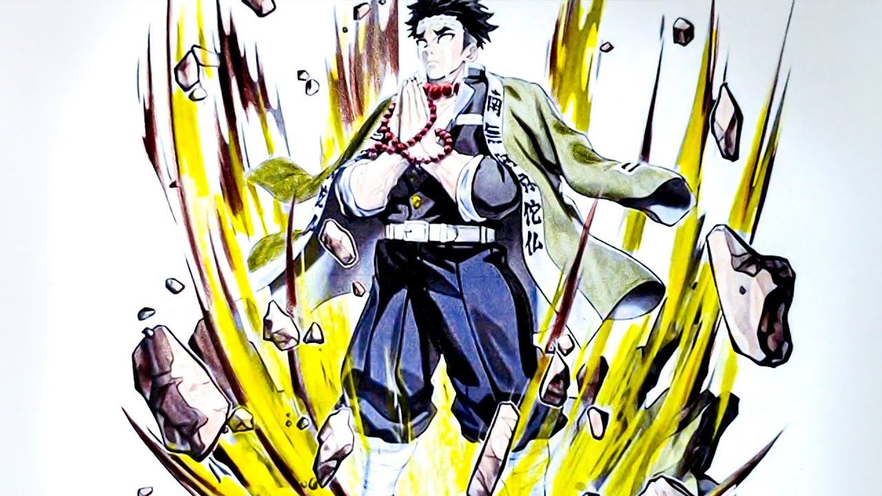 Himejima Gyomei Mighty Rock Surge - Formidable Pillar with Unmatched ...