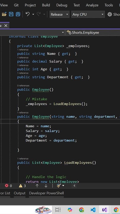 [Arabic] - DO NOT PUT EXTRA WORK IN THE CONSTRUCTOR #shrots #OOP # ...