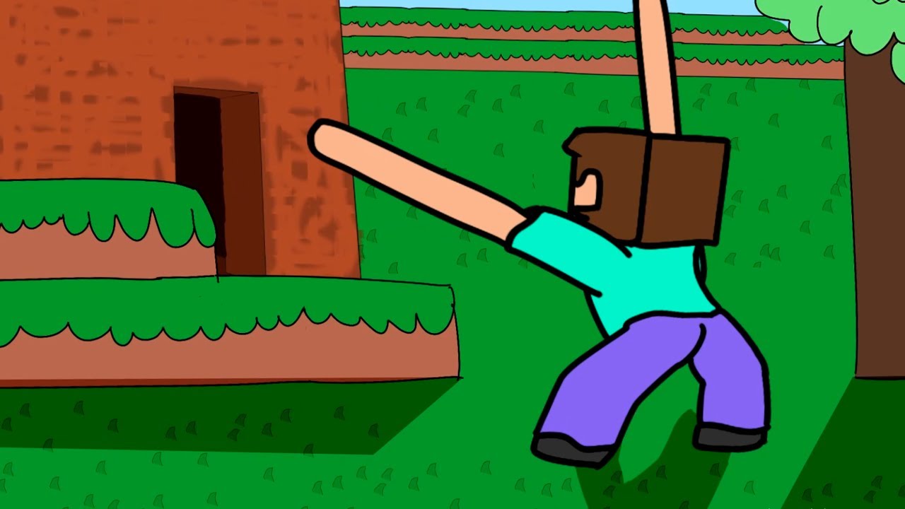 Minecraft In A Nutshell Animation - YouTube