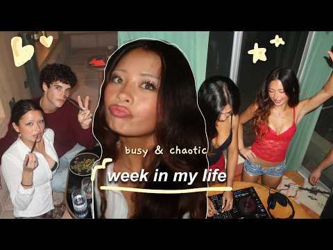 busy week in my life | parties, brand events, goofy ahh