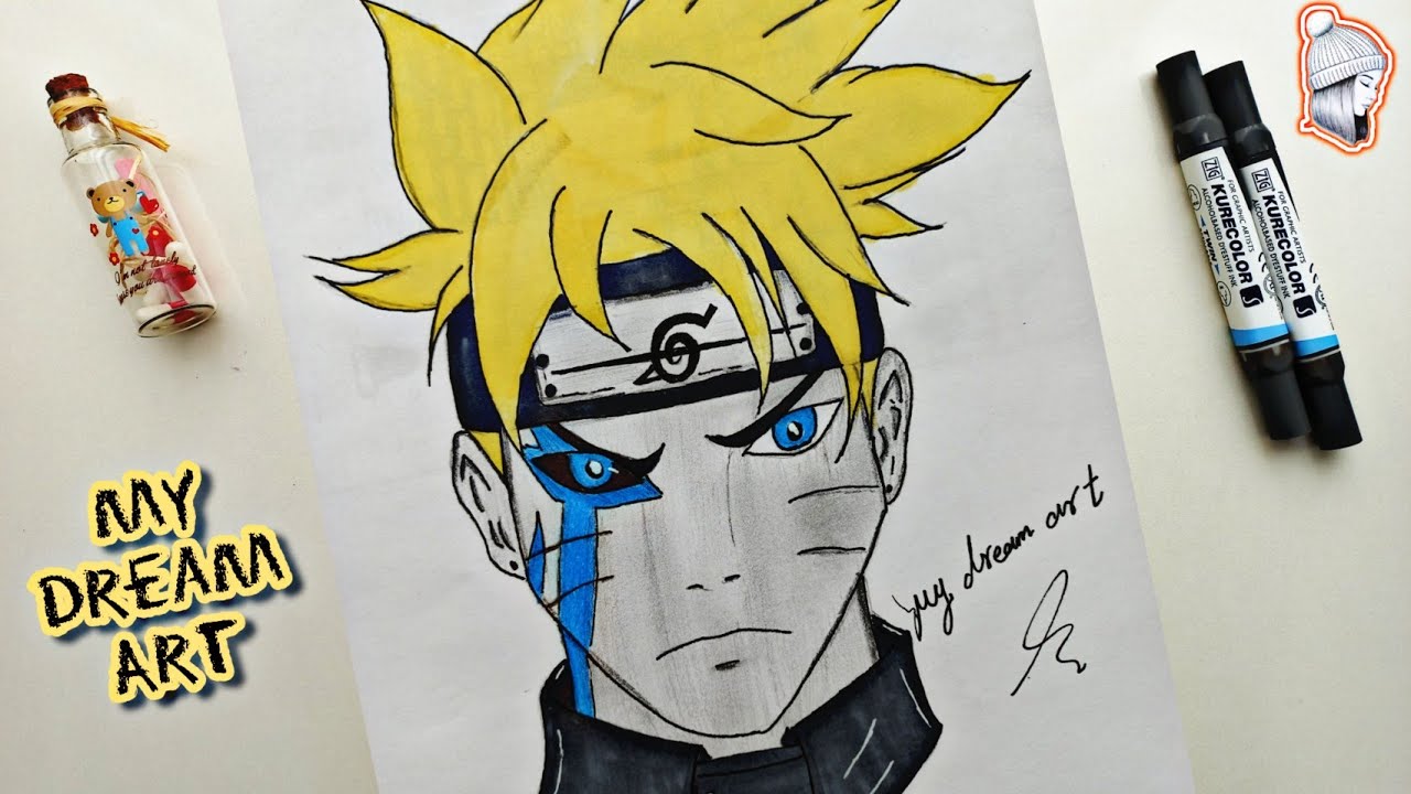 Anime Drawing tutorial | Naruto anime character drawing - YouTube