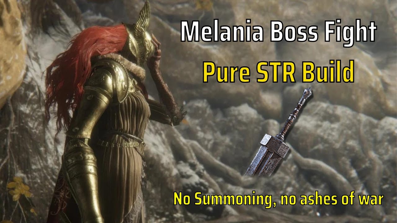 Fighting Melania, Blade of Miquella with Strength Build (No summoning ...