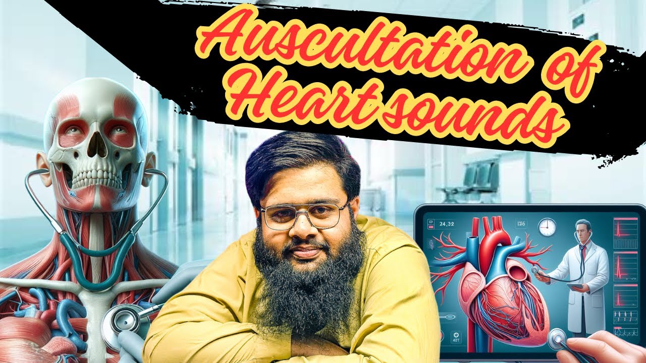 Auscultation of precordium( heart sounds) - YouTube