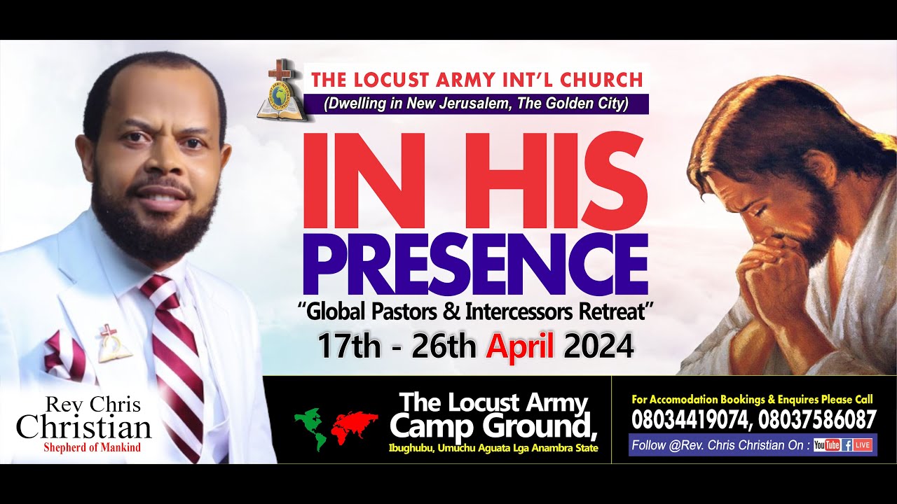 Rev Chris CHristian - The Voice of Prophecy - Global Pastors Retreat ...