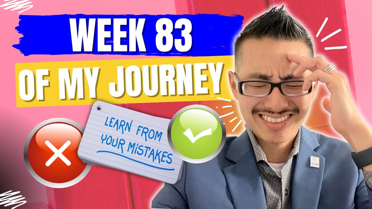 Week 83 Of My Journey- Avoid These Costly Mistakes As A Part-Time Agent - YouTube
