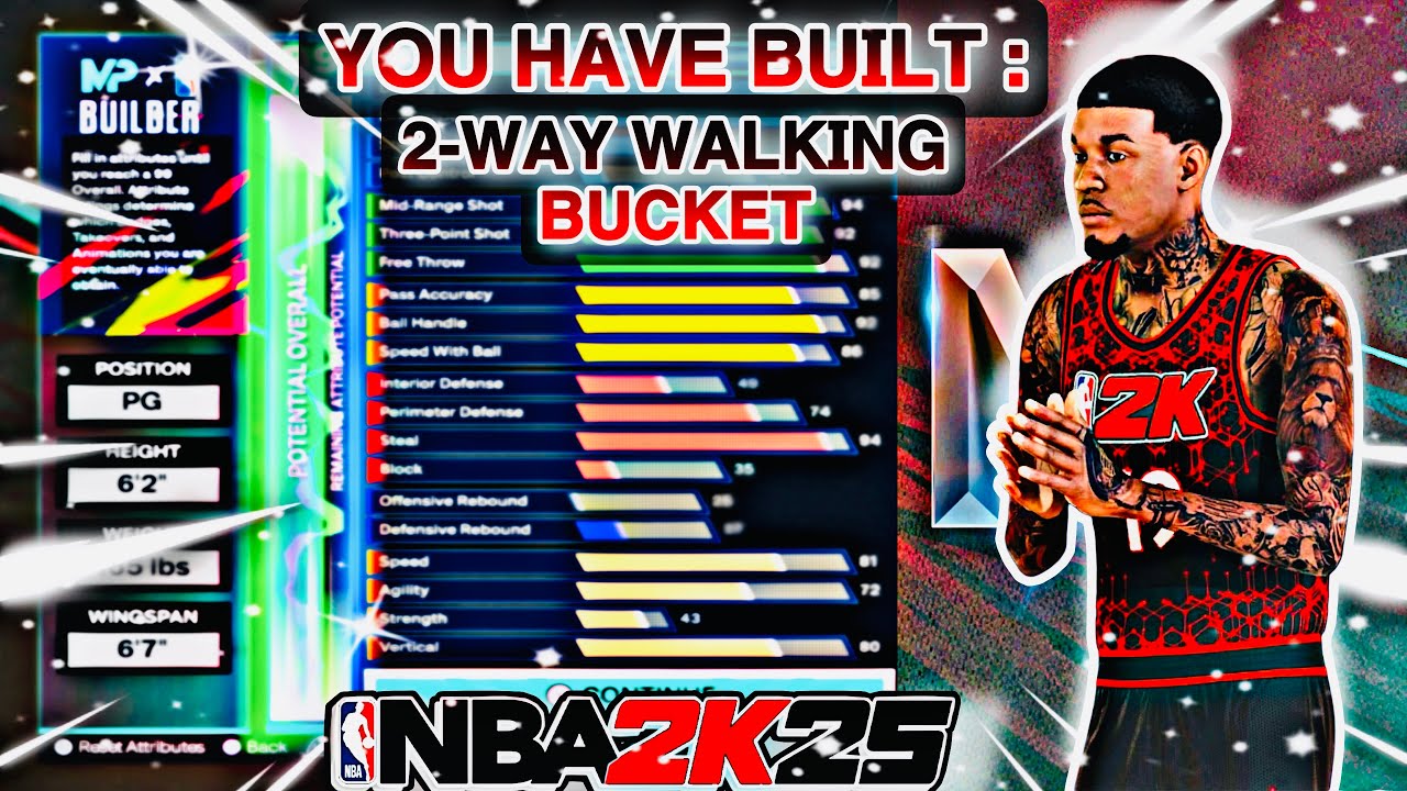 THIS UNSTOPPABLE 6’2 99 STEAL 2-WAY WALKING BUCKET BUILD IS THE META ...