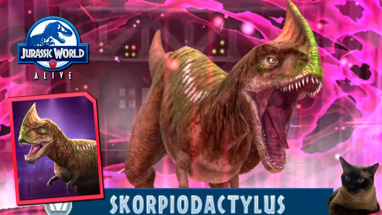 SKORPIODACTYLUS Unlocked! New Legendary - Jurassic World Alive - YouTube