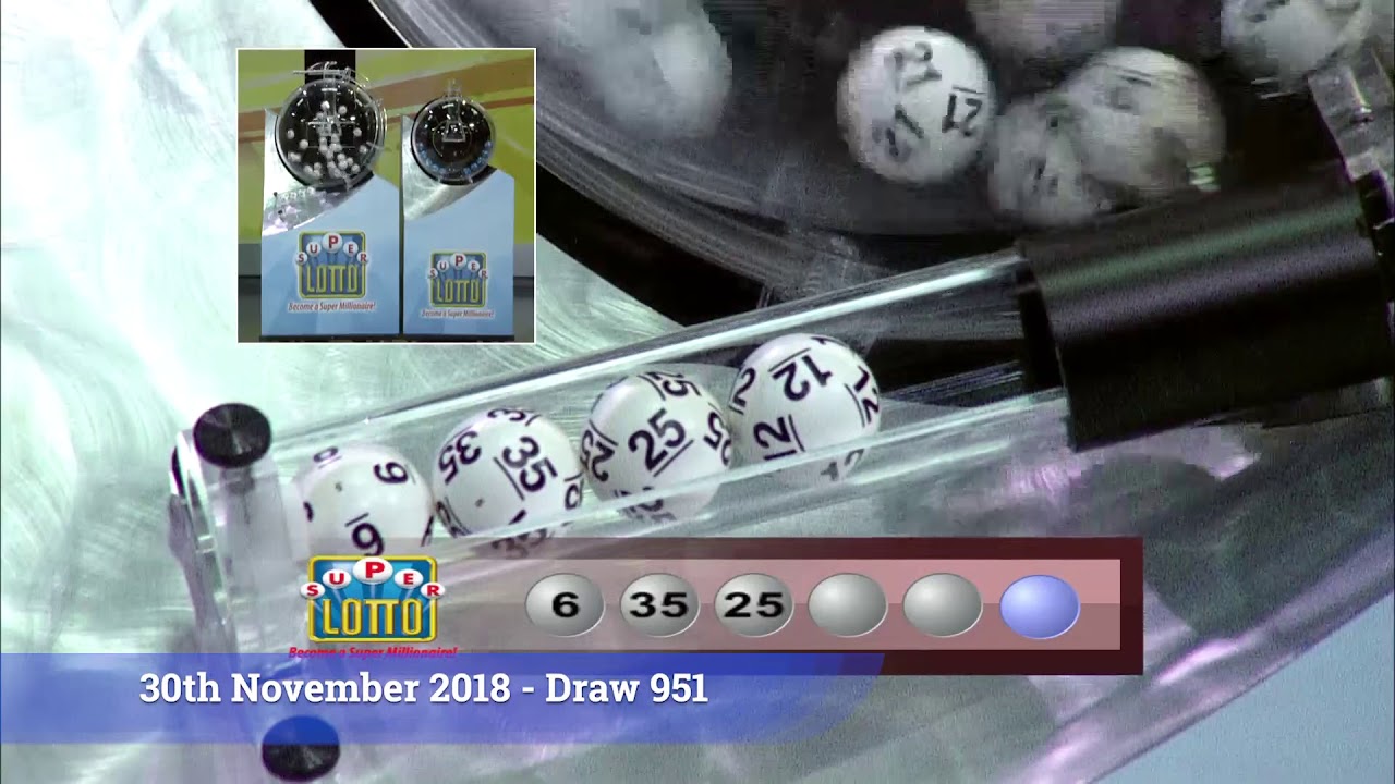 Super Lotto Draw 951 11302018 - YouTube
