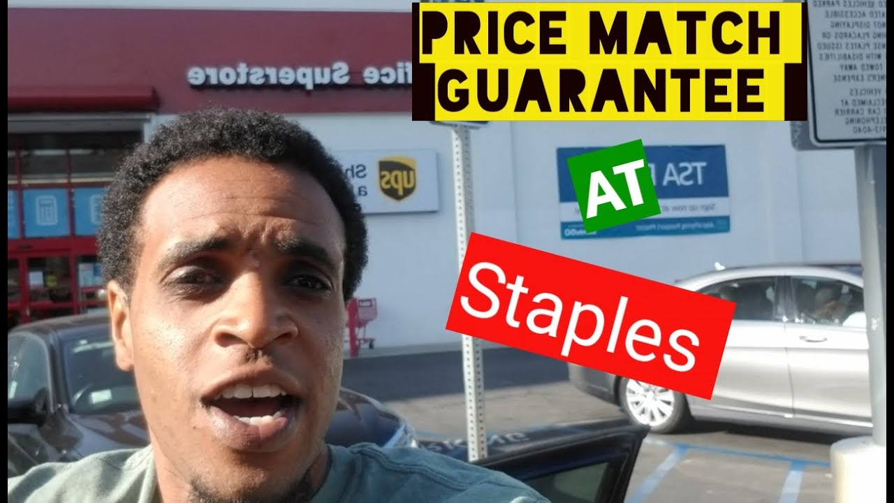 Price Match Guarantee at Staples - YouTube