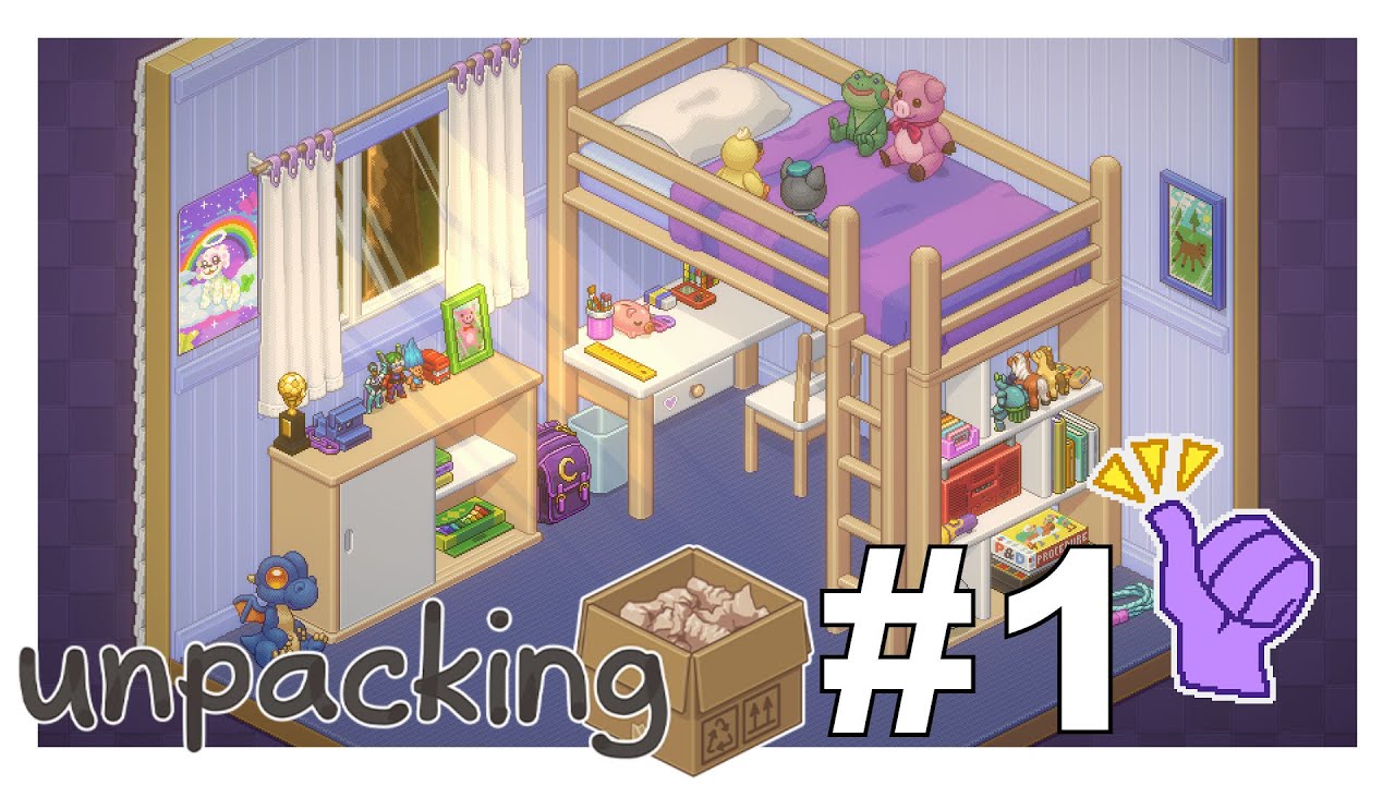 Unpacking: metto in ordine la cameretta nel 1997 - Unpacking Gameplay ...