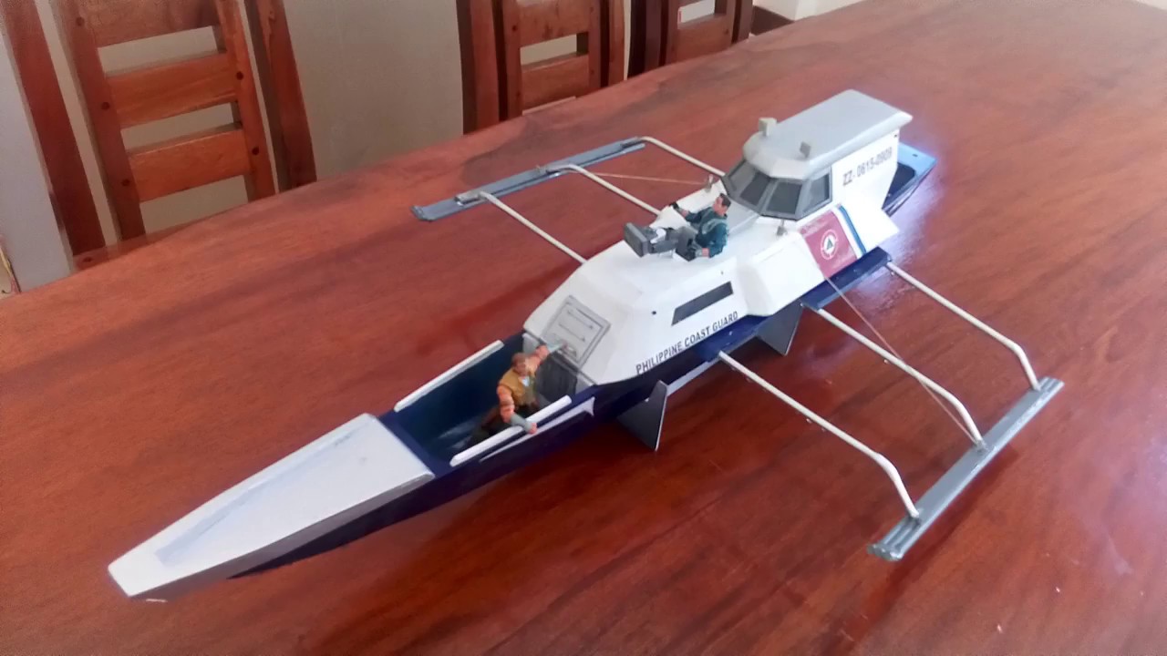 1:18 scale RC pumpboat (Motorized Bangka) Build and Voyage - YouTube