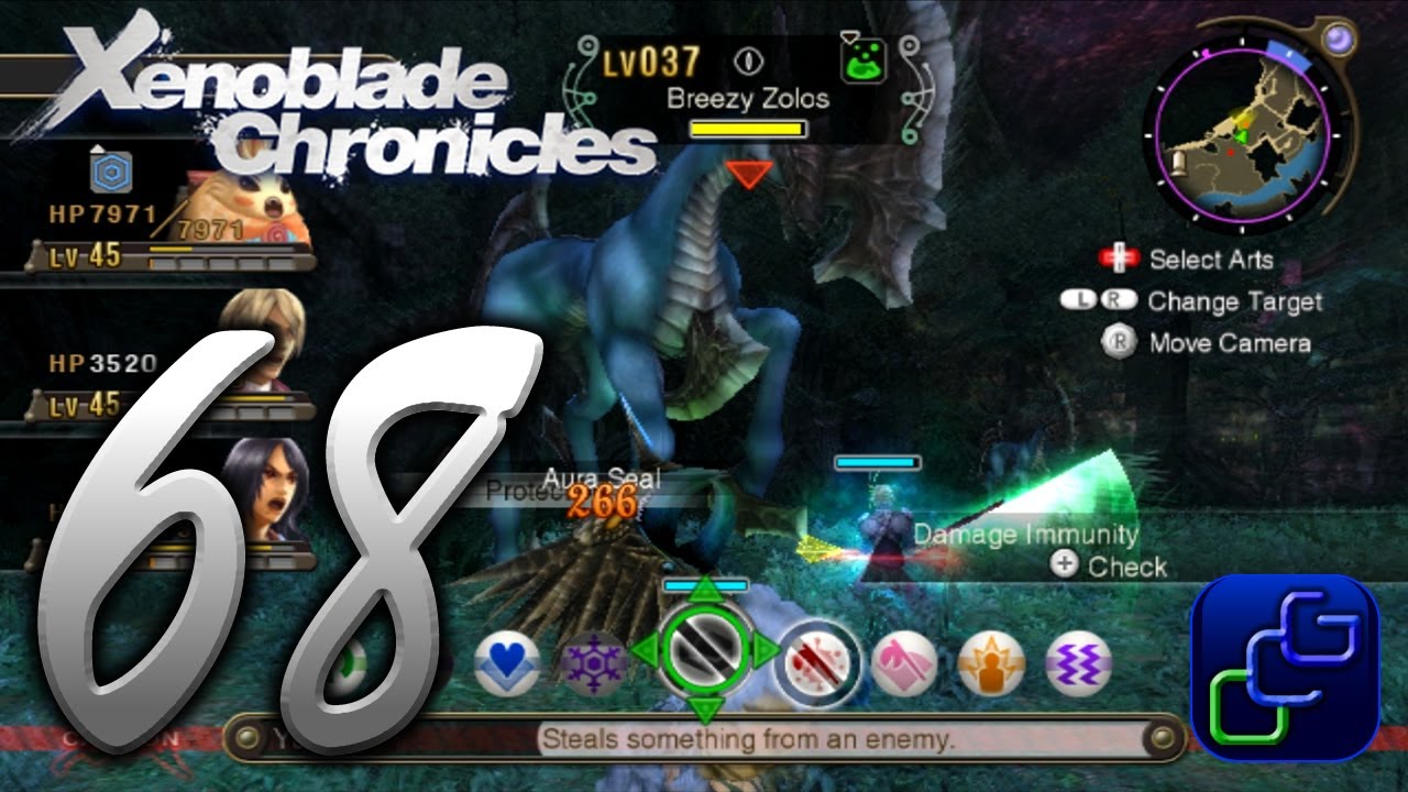 Xenoblade Chronicles Walkthrough - Part 68 - Makna Forest Quest - YouTube