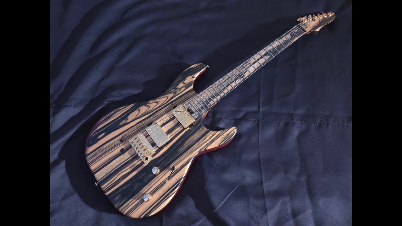 Pale Moon Ebony FT Super Strat Custom Sound Sample - YouTube