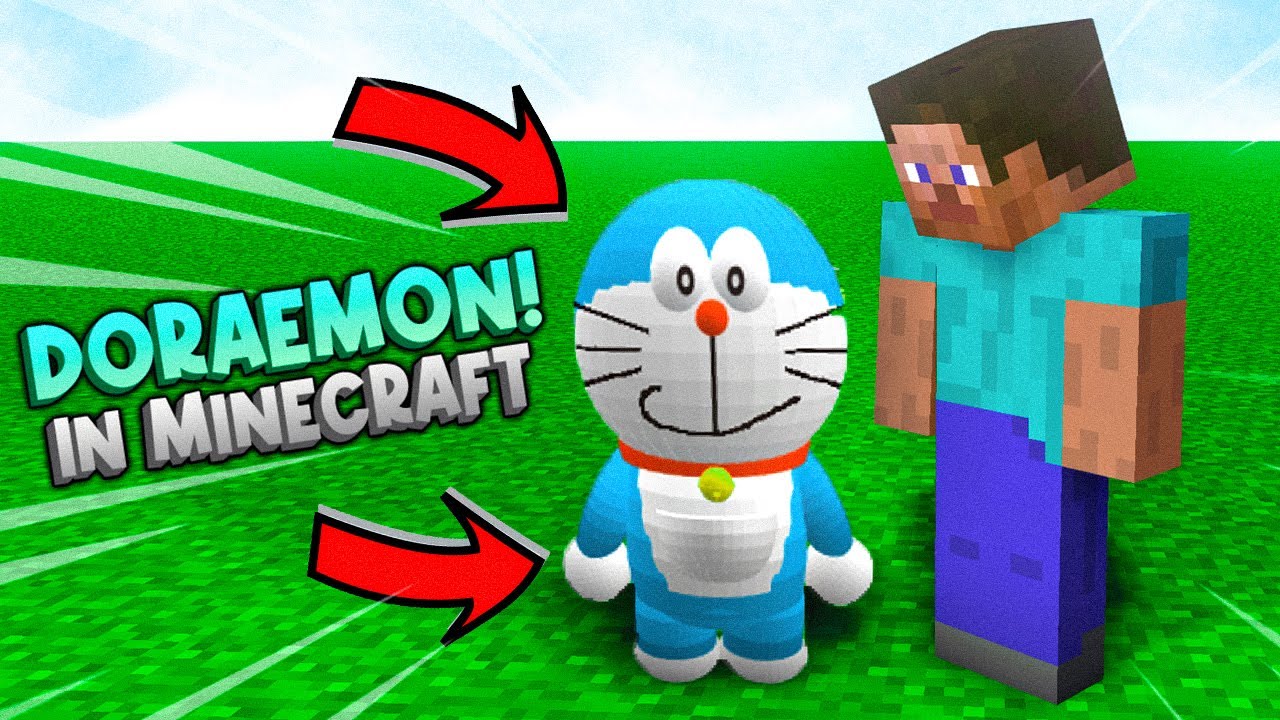 I Found Doraemon in Minecraft - YouTube