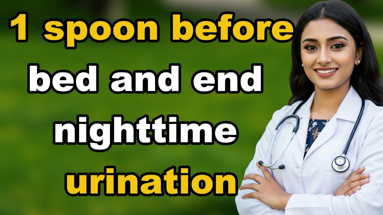 Over 60? Take 1 Spoon Before Bed or Nighttime Urination Will Keep Waking You Up! - YouTube