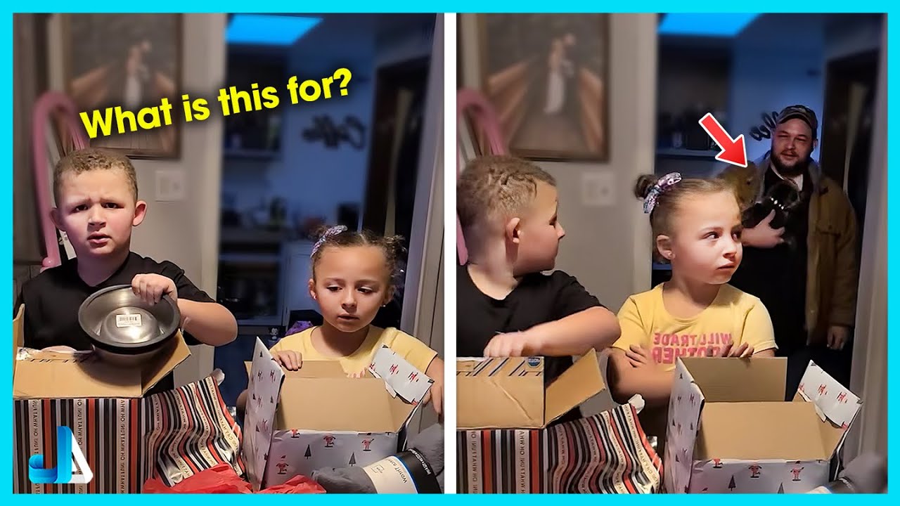 💕 The Kids Had No Idea What Was Coming...🐶 New Puppy Surprise - YouTube