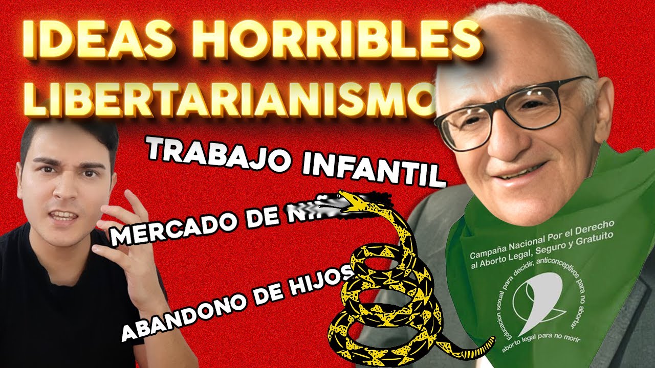 IDEAS LIBERTARIAS HORRIBLES 🤢🚫 Murray Rothbard, ídolo de Milei - YouTube