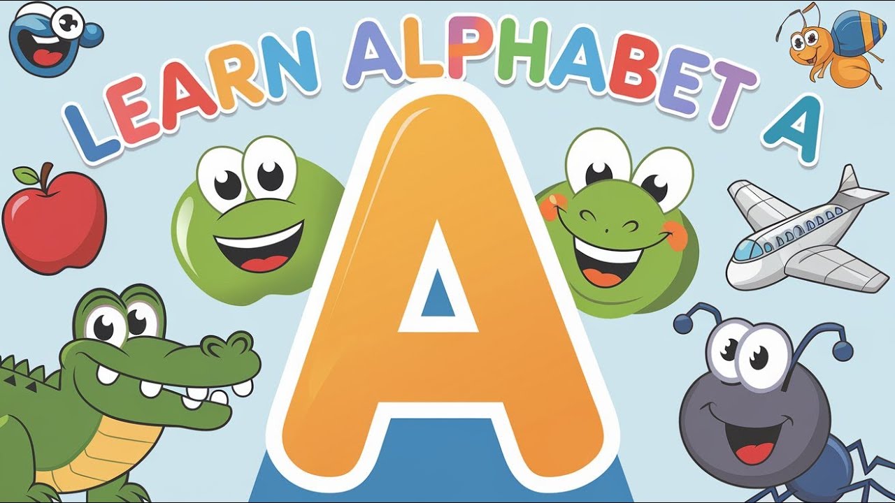 🔤 Learn the Letter A! Fun Alphabet Adventure for Kids 🍎 ️🐜 - YouTube