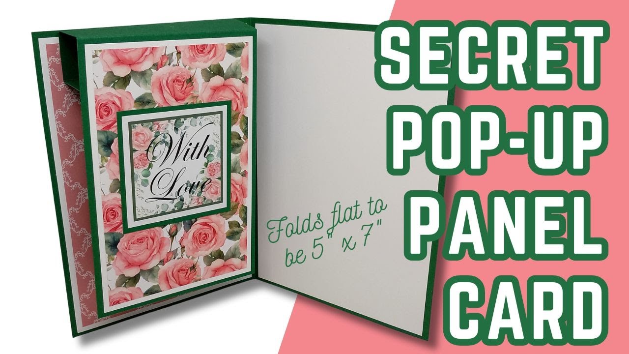 5" x 7" Secret Pop-Up Panel Card - YouTube
