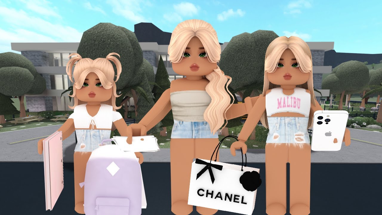 Kids LOOK AT THEIR NEW SCHOOL! *WORTH $1M! MEETING THE STRICT PRINCIPAL! *Roblox Bloxburg ...