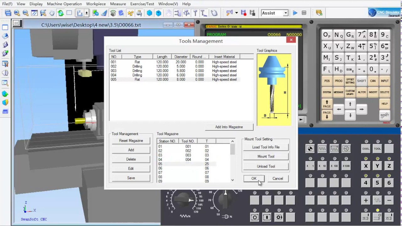 Swansoft CNC 3 5 Axis Simulation for evyeyone - YouTube