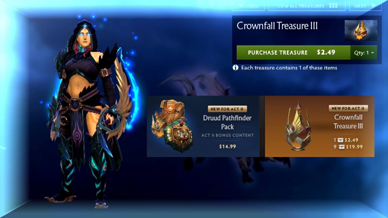 Crownfall Treasure 3 & Store Update - Dota 2 - YouTube