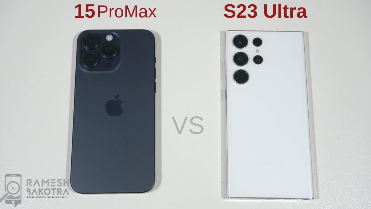 Apple iPhone 15 Pro Max vs Galaxy S23 Ultra SpeedTest and Camera ...