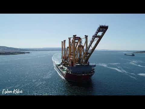 Asya Port Vinç Geçişi Çanakkale Boğazı
