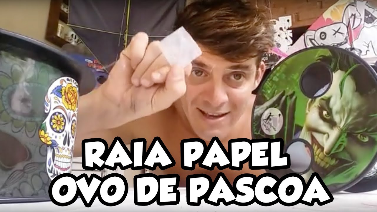 Raia Papel Ovo de Páscoa - YouTube