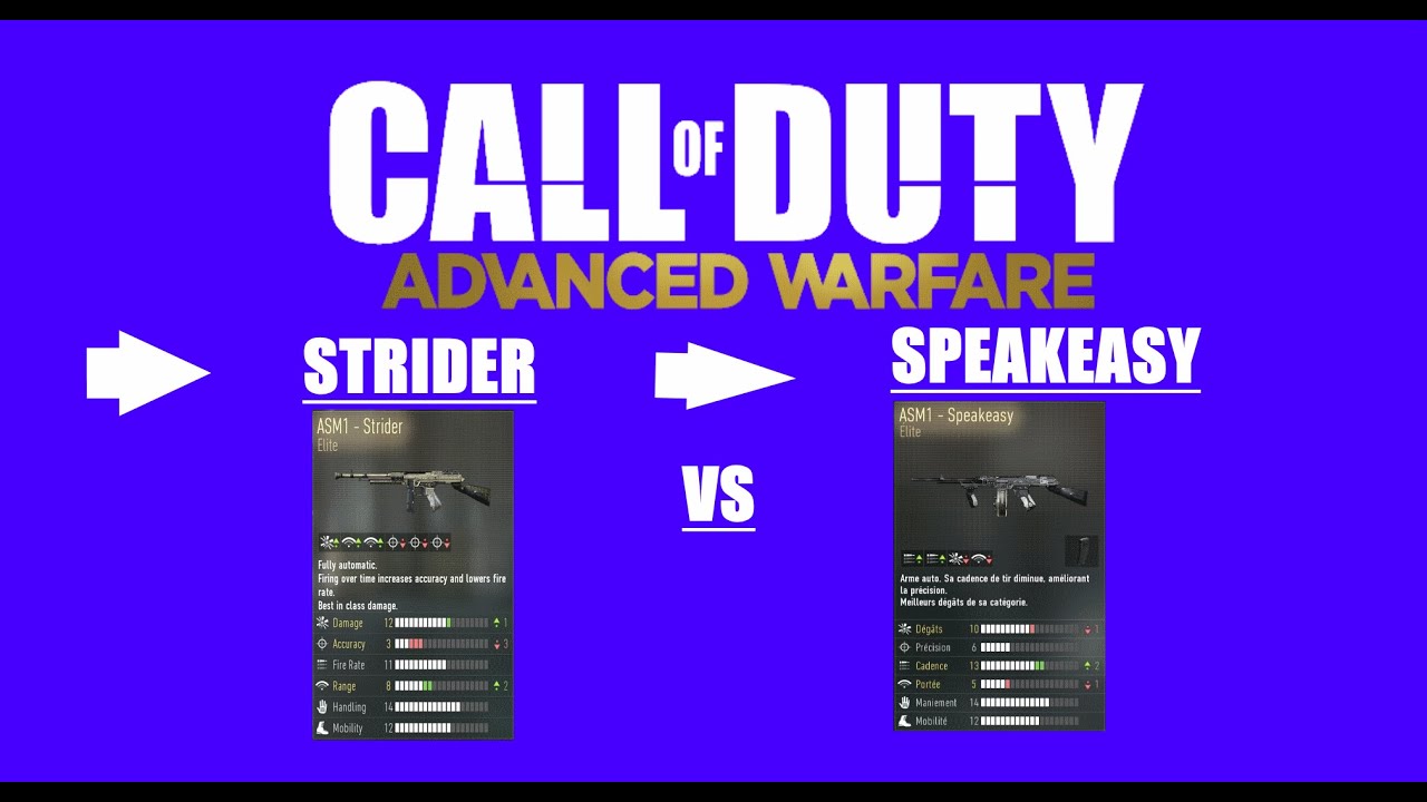 ASM1 Strider vs ASM1 Speakeasy [ Call of Duty Advanced Warfare] PS4 ...