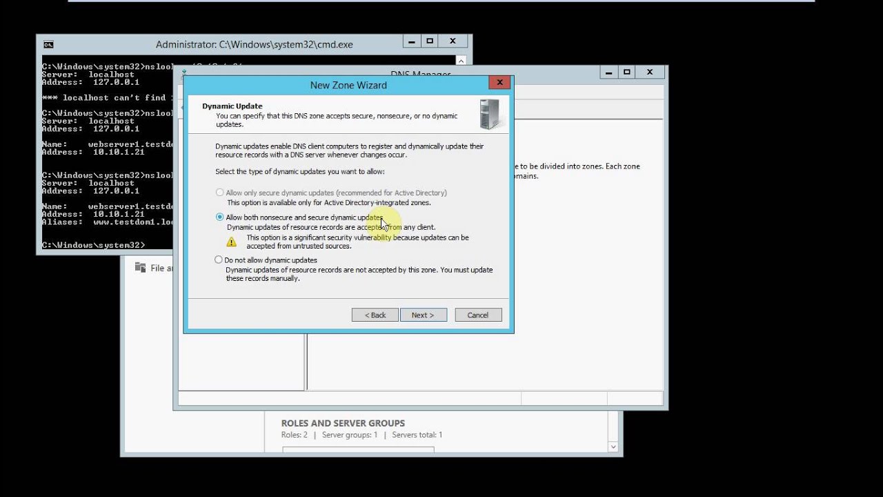 MCSA Server 2012/R2 - Static DNS Entries - YouTube