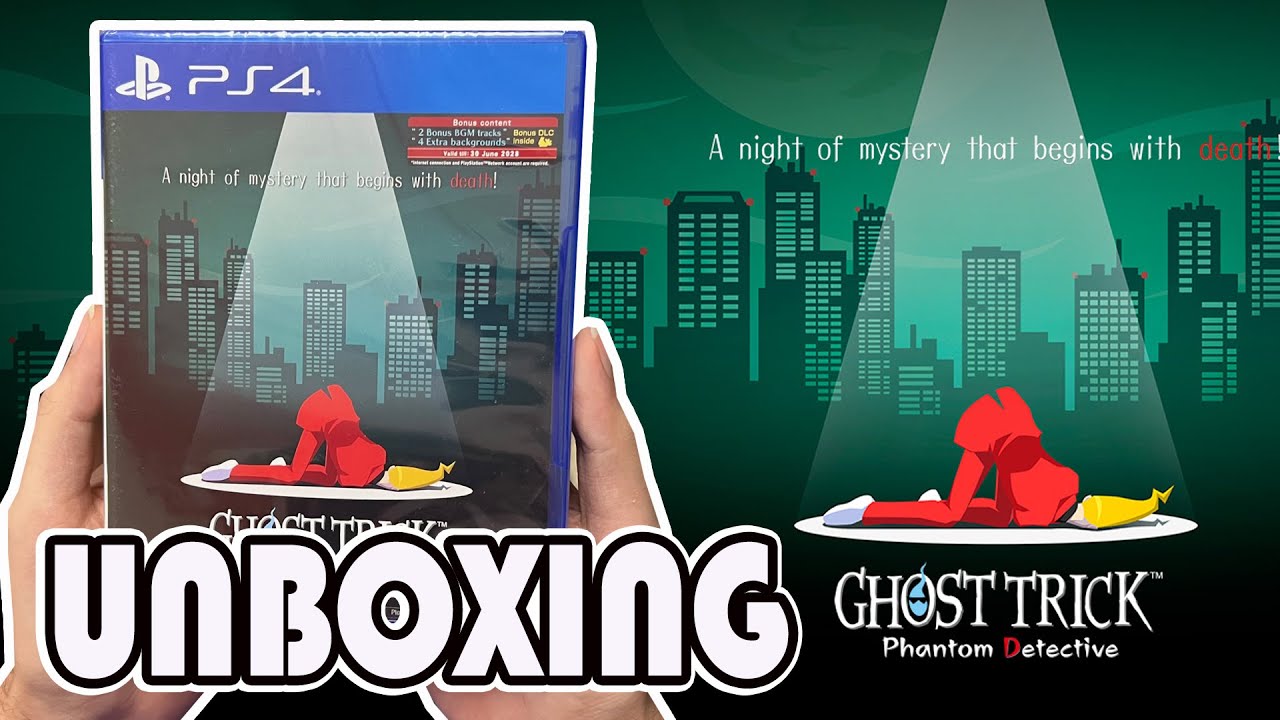 Ghost Trick: Phantom Detective (PS4) Unboxing - YouTube